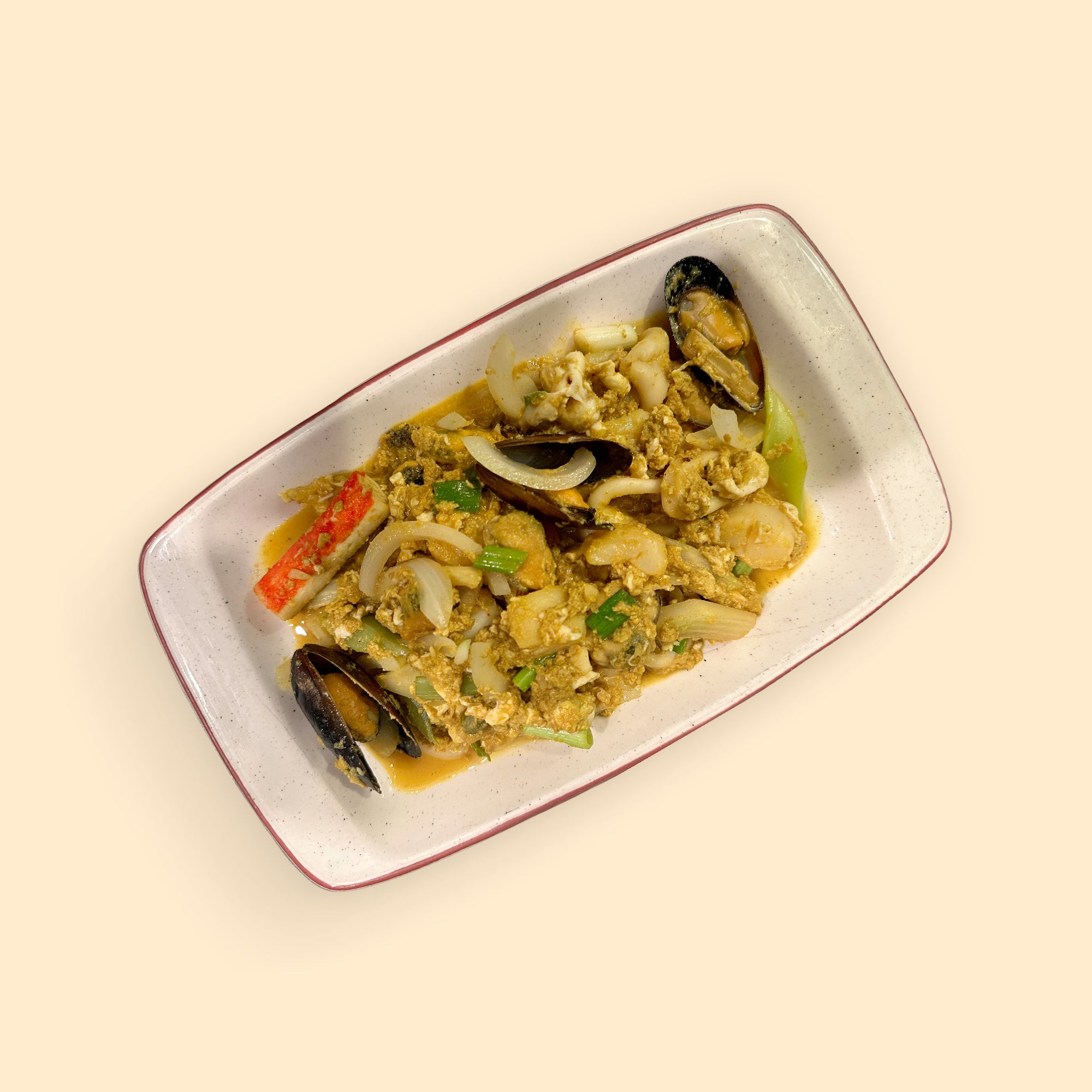 SF8 - Yellow Curry Combination Seafood (Catering) | Jaranin Thai Eatery